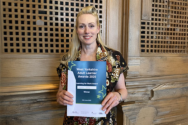 Construction Student Celebrates Success! - Craven