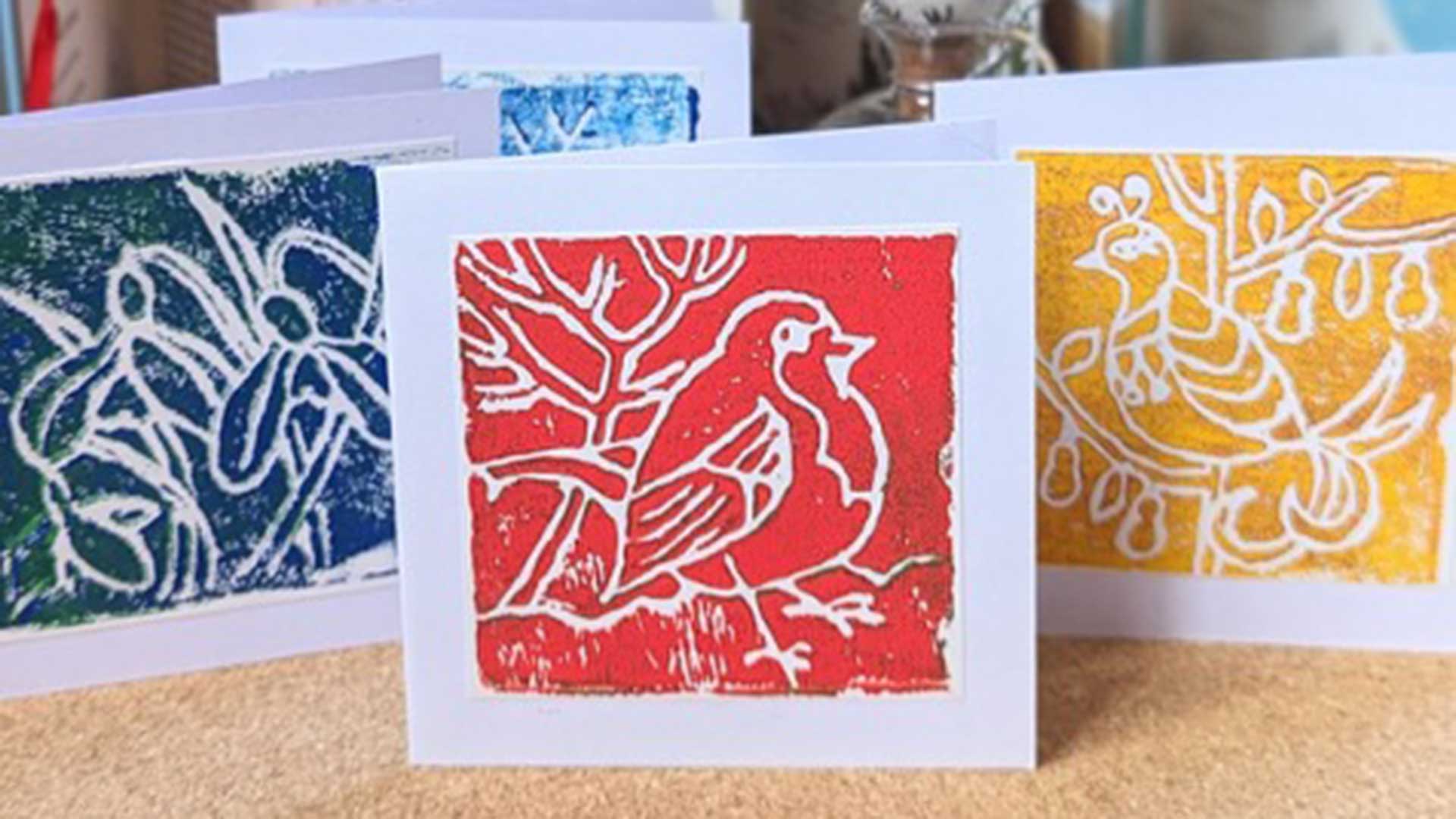 Lino Block Printmaking - Make your own Christmas Card - Craven